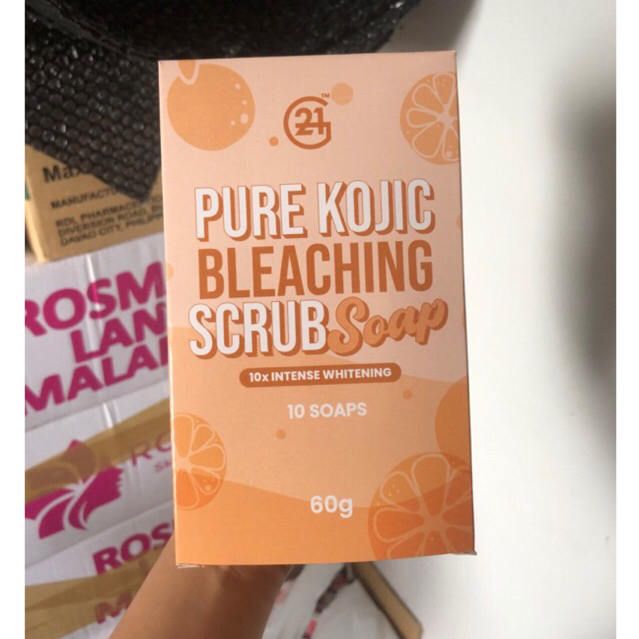 G21 Pure Kojic Bleaching Scrub Soap (10 Bars) | Shopee Philippines