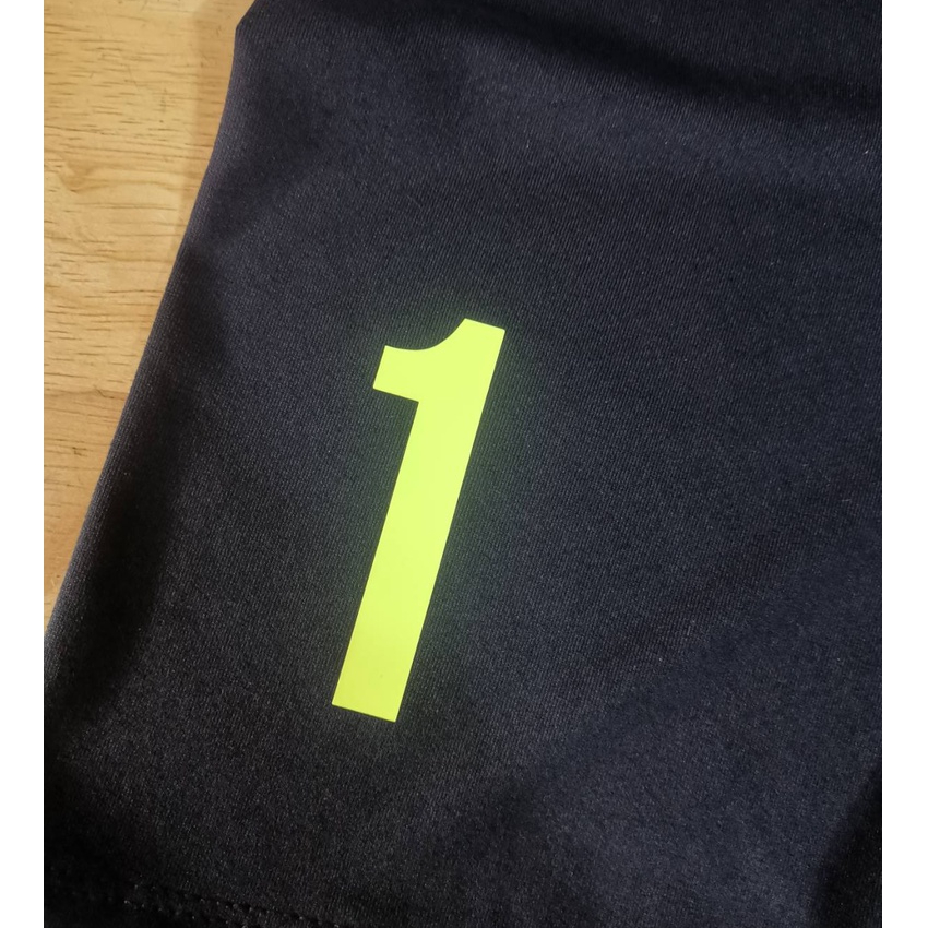 MiMZ NEON GREEN NUMBERS TEAM UNIFORM VOLLEYBALL SPANDEX CYCLING SHORTS ...