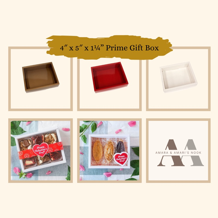20 pcs - 4 x 5 x 1.25 Prime Gift Box | Shopee Philippines