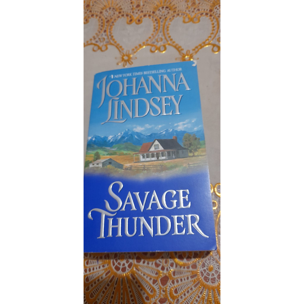 Savage Thunder by Johanna Lindsey | Shopee Philippines
