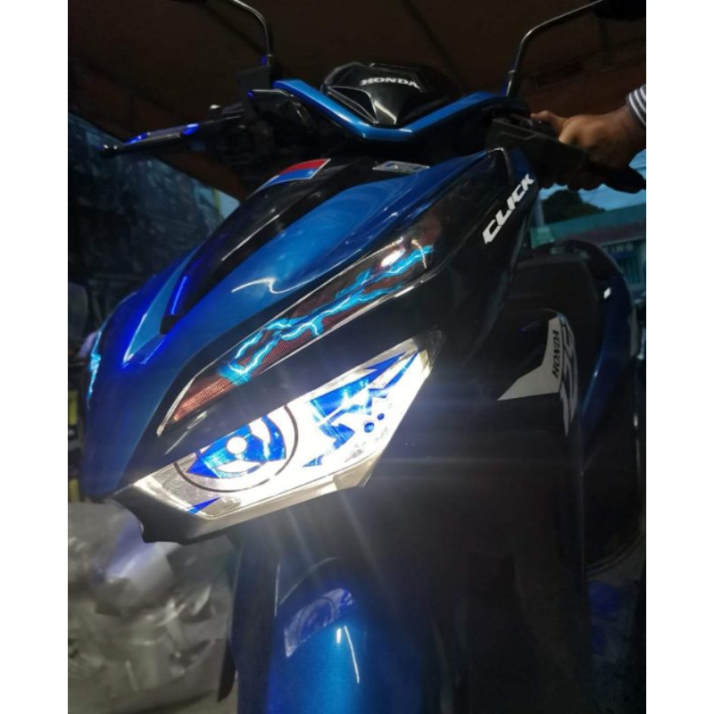 Honda click V2/v3/v4 Sharingan Winker eye | Shopee Philippines