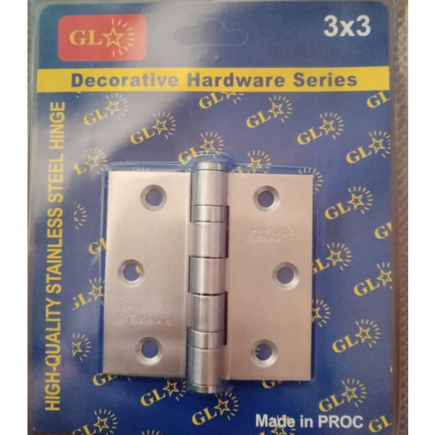GL LOOSEPIN HINGES IN BLISTER PACK (STAINLESS) | Shopee Philippines