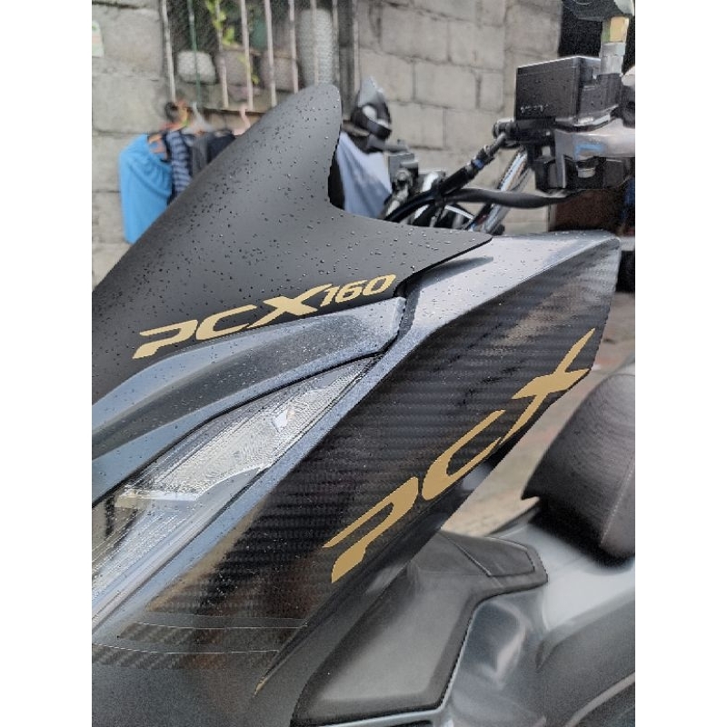PCX 160 VINYL STICKER for Side Fairings/Visor windshield (2pcs ...