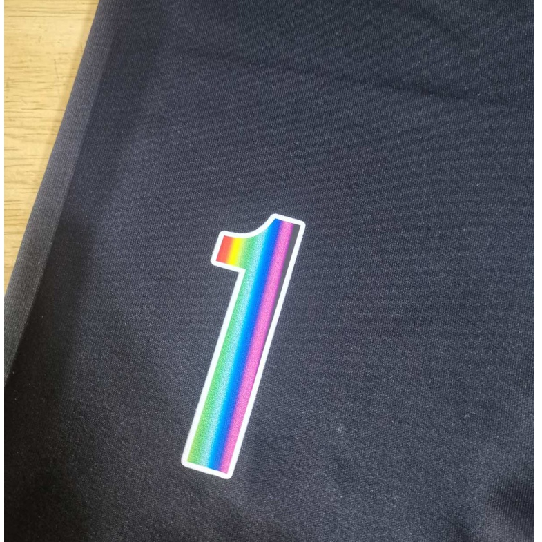 MIMZ COLORED NUMBERS RAINBOW TEAM UNIFORM VOLLEYBALL SPANDEX CYCLING ...