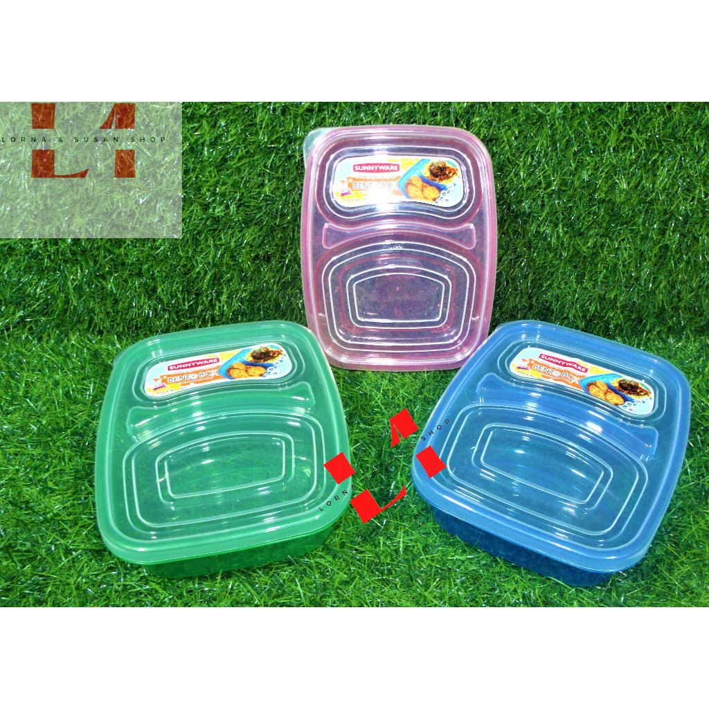 BENTO LUNCH BOX (507) WITH DIVISION (sunnyware) | Shopee Philippines