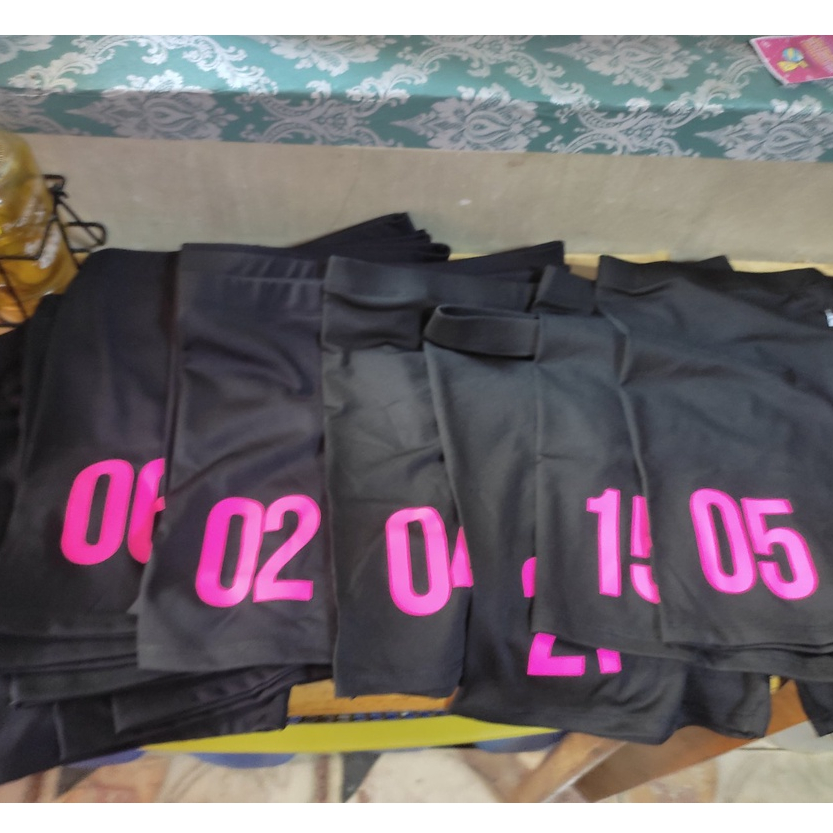 MZ NEON PINK JERSEY NUMBERS TEAM UNIFORM VOLLEYBALL SPANDEX CYCLING ...