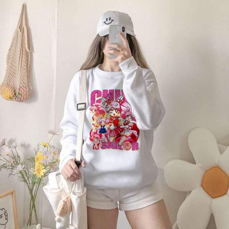 SAILOR MOON PULLOVER/ SAILOR MOON SWEATER / SAILOR MOON | Shopee ...