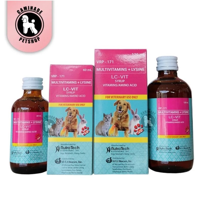 LC Vit Syrup multivitamin supplement for dogs and cats | Shopee Philippines