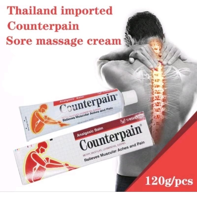 COUNTERPAIN analgesic cream/120g provides relief for joint and muscle ...