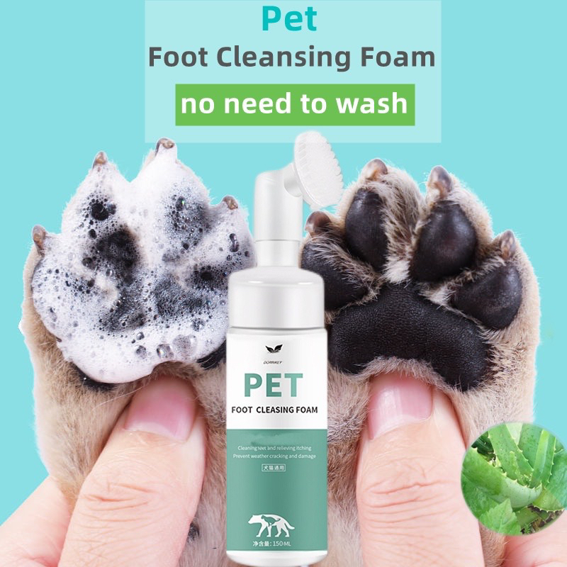 Pet Foot Paw Cleansing Foam (No water needed) 150ml | Shopee Philippines