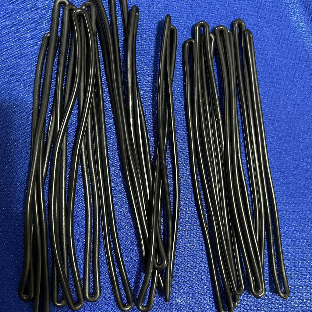 10pcs 20pcs 50pcs Rubber loop tag 6" pvc bag tag rope strap luggage tag ...