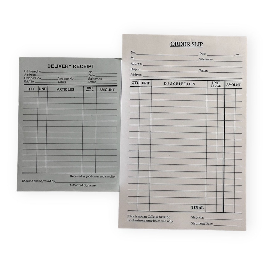 Order Slip & Delivery Receipt 2ply | Shopee Philippines