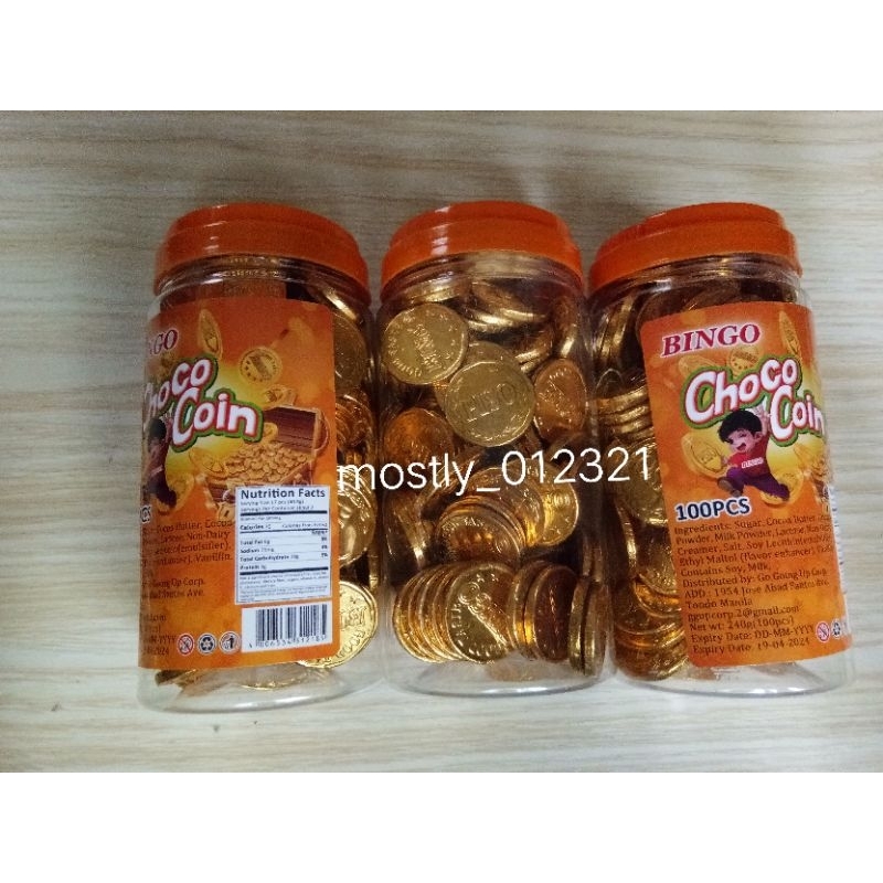 CHOCO COIN /GOLD COINS 100 PCS | Shopee Philippines
