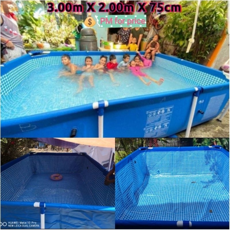 INTEX 3M FRAME POOL + FREEBIES | Shopee Philippines