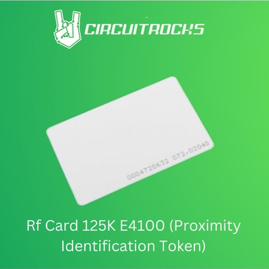 Rf Card 125K E4100 (Proximity Identification Token) | Shopee Philippines