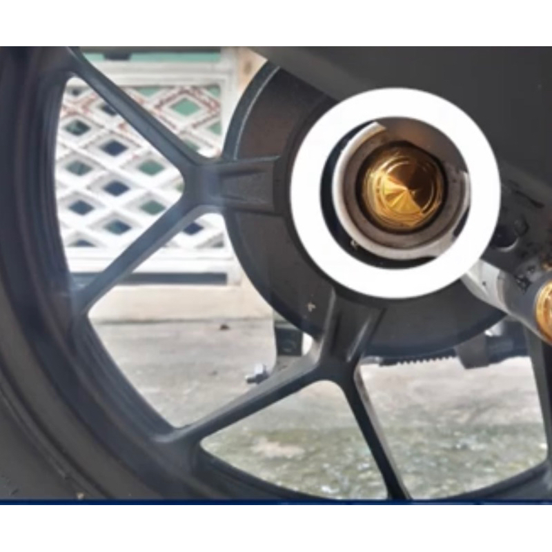 HENG Rear Nut for Click V1 ,V2, & V3 125 & 150 CNC | Shopee Philippines