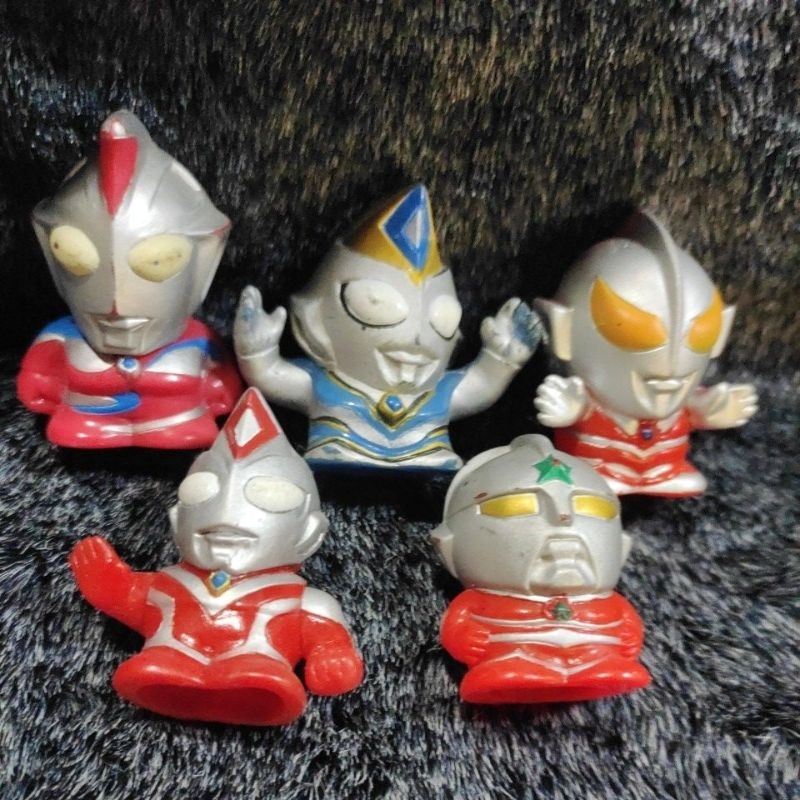 COLLECTIBLE ULTRAMAN FINGER PUPPET 5 PCS FOR ONLY 95 PESOS | Shopee ...