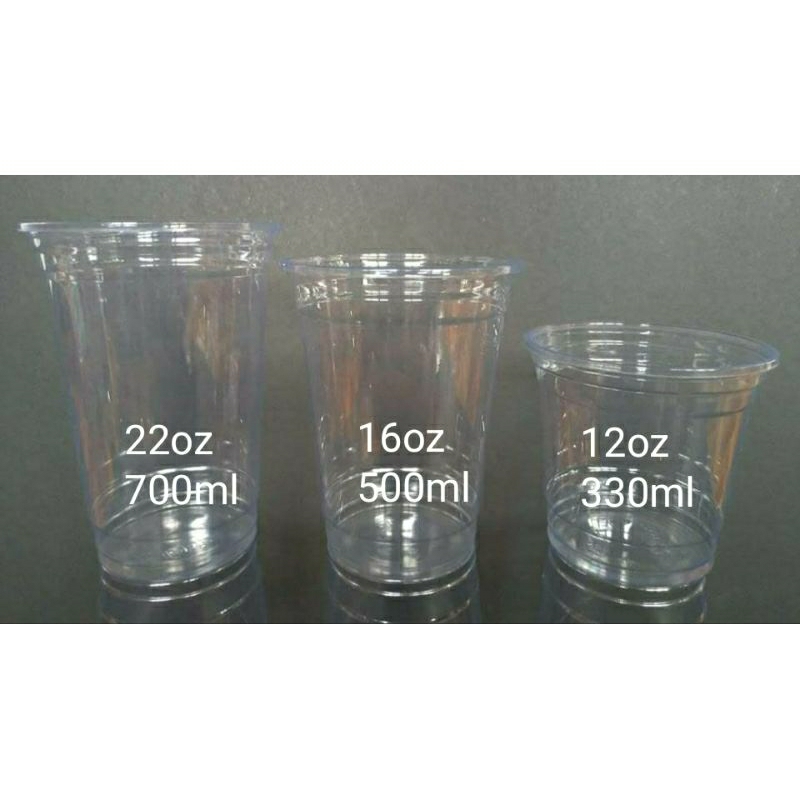 50pcs Dabba PET cup clear and strawless lid (separate) | Shopee Philippines