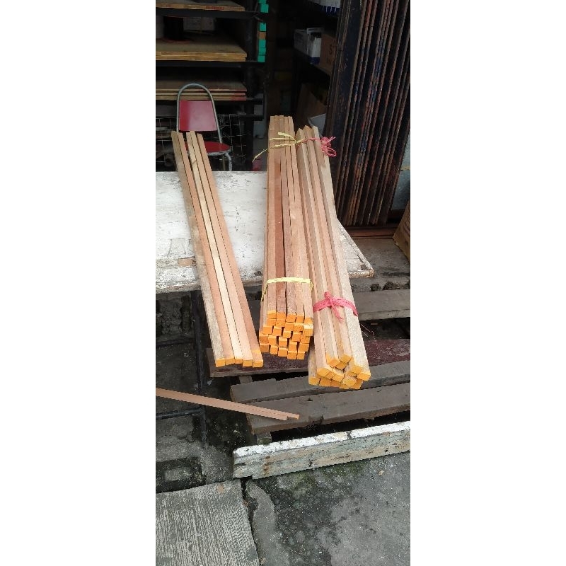 LISTON Wood Edging. 10 pcs. per bundle. 1/4 X 3/4. 3/4X 3/4. 1/4 X 1 1/ ...