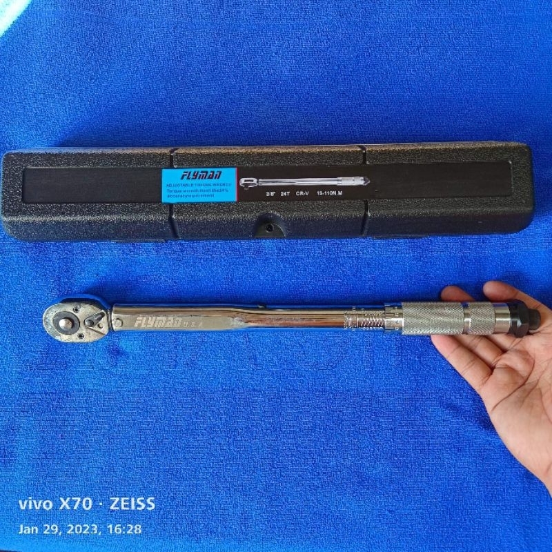 Flyman Original Torque wrench 3/8 drive (19-110N.M) | Shopee Philippines