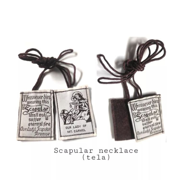 Blessed Scapular Tela Charms and Protections from evil | Shopee Philippines