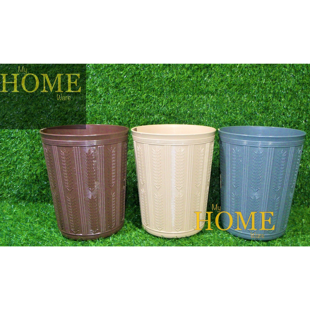 #625 NIKKO WARE Recycling Bin Round Waste Plastic Basket Garbage Trash ...