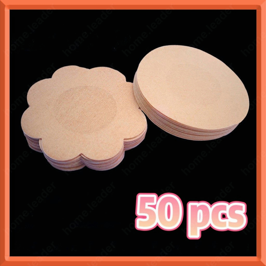 50Pcs Women's Disposable Nipple Stickers Invisible Breast Nipple Cover ...
