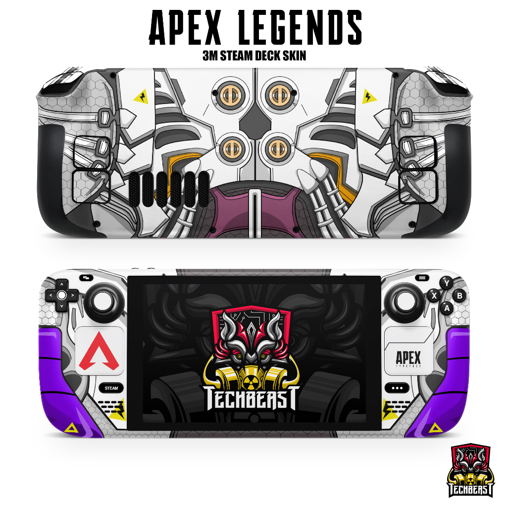 3M Steam Deck Apex Legends Skin Custom Mecha Wrap Vinyl SD Techbeast | Shopee Philippines