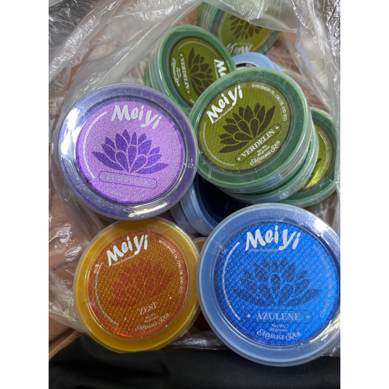 MEIYI HERBS ESSENTIALS Massage Rub 50g (original) | Shopee Philippines
