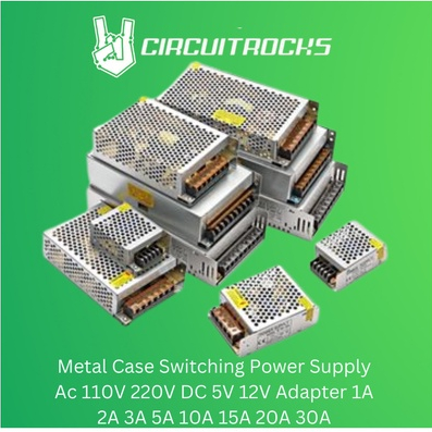 Circuitrocks Metal Case Switching Power Supply Ac 110V 220V DC 5V 12V ...