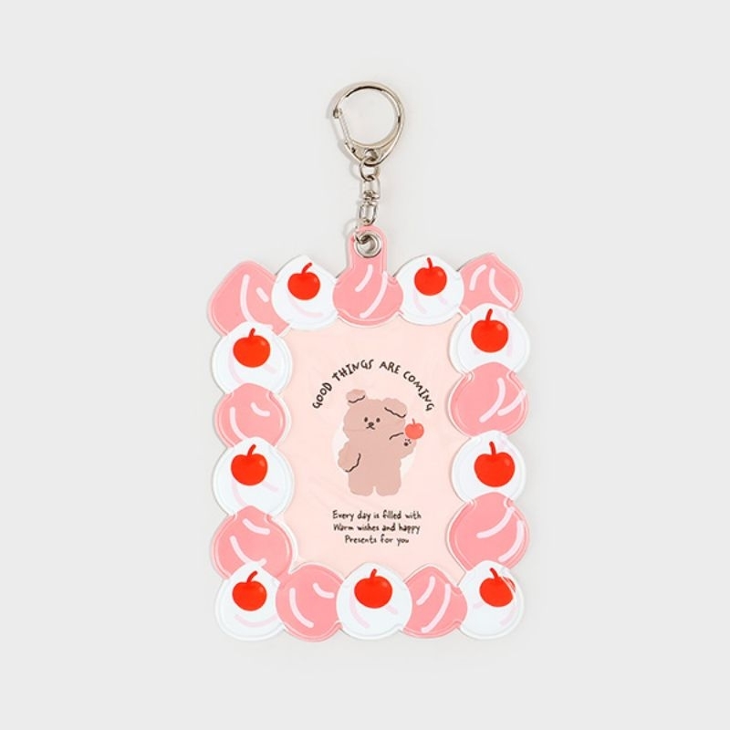 Photocard Holder Keyring or Keychain | Daiso Korea KR Spring Carebears Composition Y2K Aesthetic ...