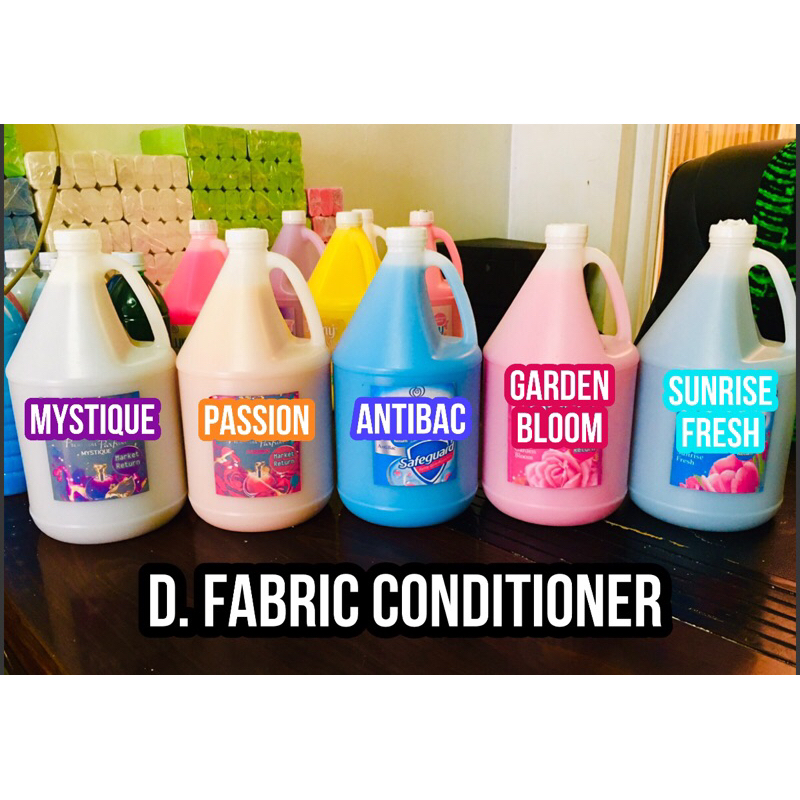 8GALLON IN 1 BOX ASSTD FABCON, DISHWASHING, & BLEACH | Shopee Philippines