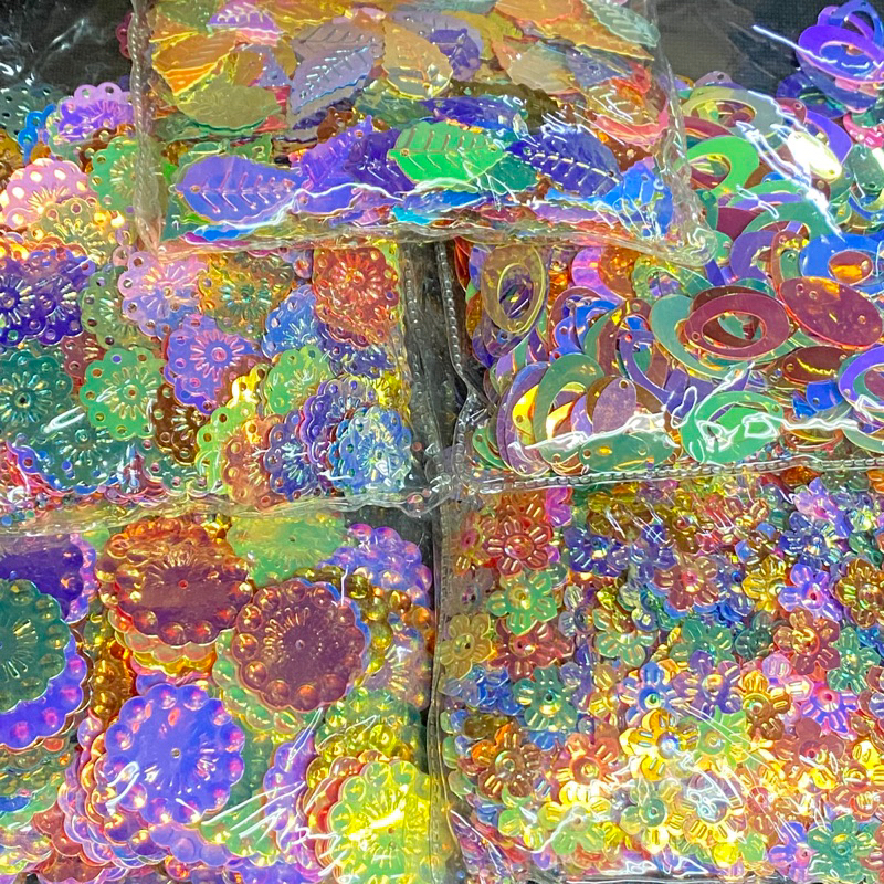 50grams Spangles Sequins for DIY (Arts Craft Materials) | Shopee ...