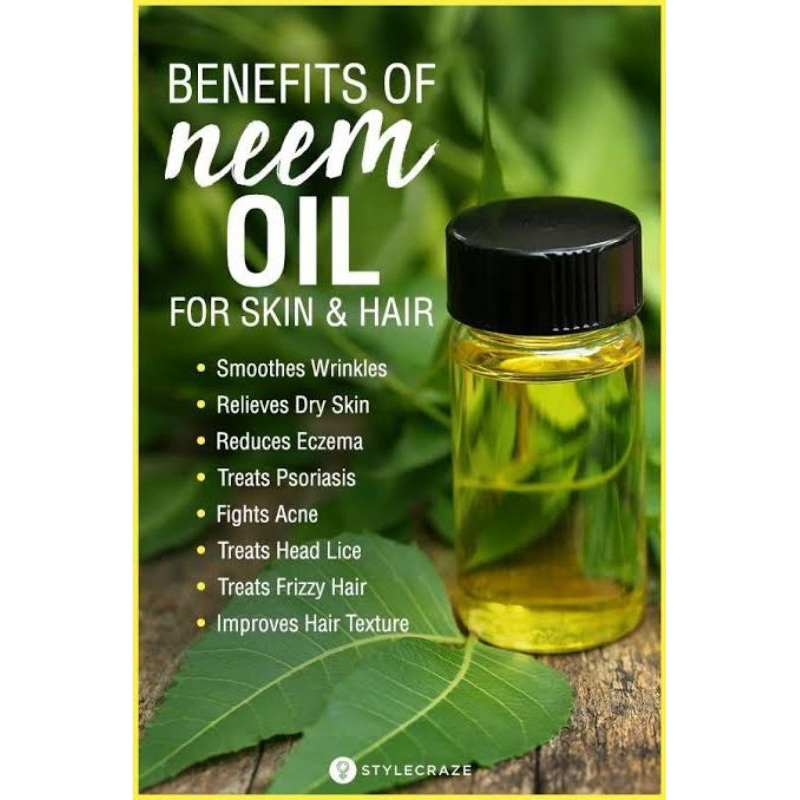 neem oil pure Organic for insects fungi pets and plants 100ml | Shopee ...