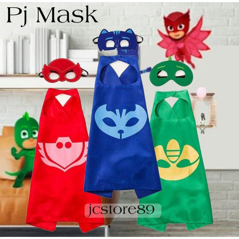 Pj mask cape with mask for kids | Shopee Philippines