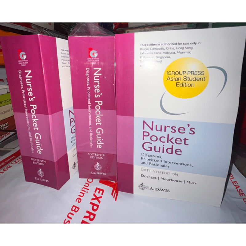 Nurses pocket guide NANDA 16th & 15th edition | Shopee Philippines