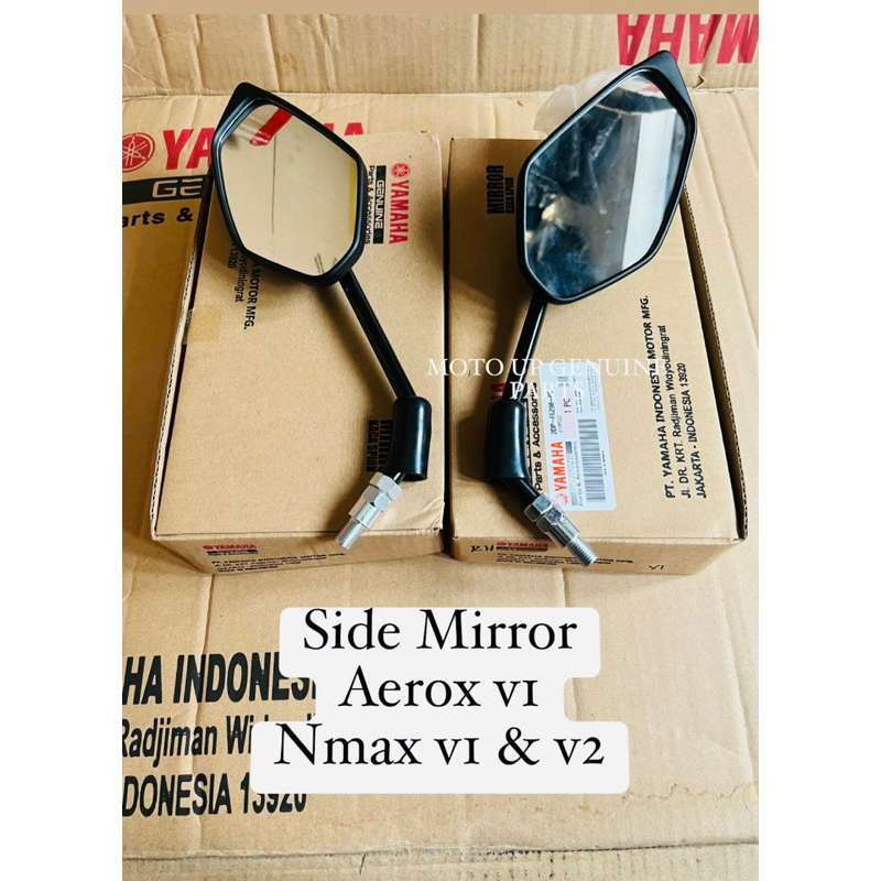Side Mirror Rear view Mirror Aerox v1 Nmax v1 & v2 (2DP) Yamaha Genuine ...