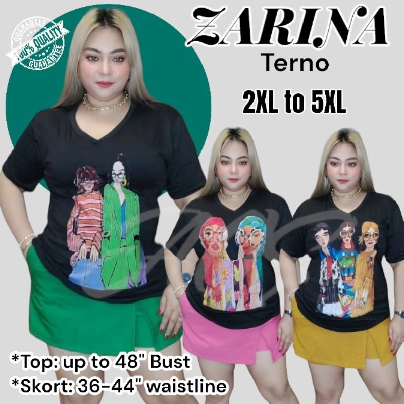AOS PLUS SIZE ZARINA TERNO Mall Boutique Quality Fits 2XL to 5XL ...