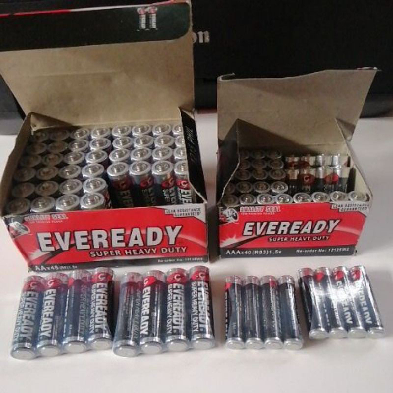 Eveready Battery | AA | AAA | Super Heavy Duty sold by box | Shopee ...