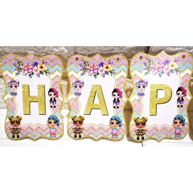 LOL Happy Birthday Letters Banner Party Supplies | Shopee Philippines