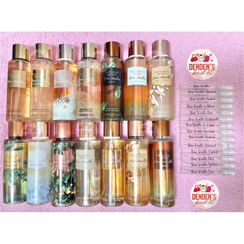 Victoria's Secret BARE VANILLA SERIES in 10 ml bottle ONLY | Shopee Philippines