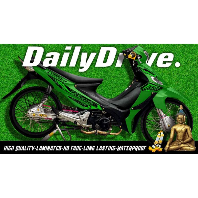 SUZUKI SMASH 115 MALAYSIAN CONCEPT STOCK SIZE DECAL | Shopee Philippines