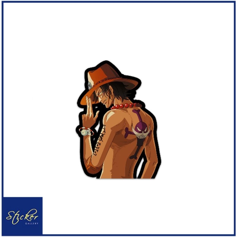 ACE ONEPIECE PEEKER WATERPROOF STICKER | Shopee Philippines