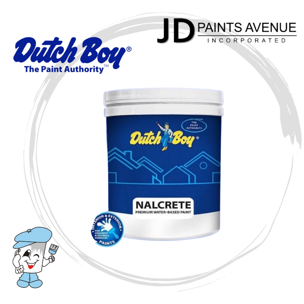 Dutch Boy Nalcrete Semi Gloss Latex White 7610 - 16L | Shopee Philippines