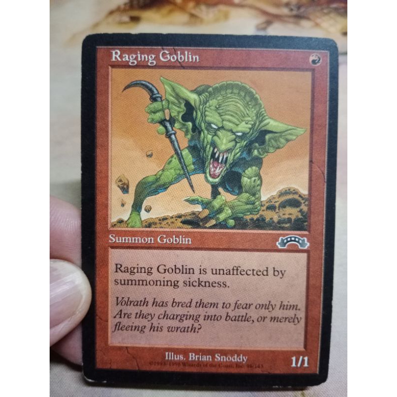 Raging Goblin(Exodus, Portal, 8th edition) | Shopee Philippines