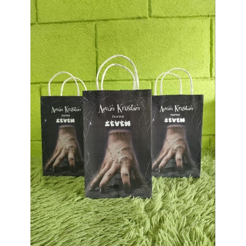 wednesday addam THING theme lootbag 10pcs | Shopee Philippines