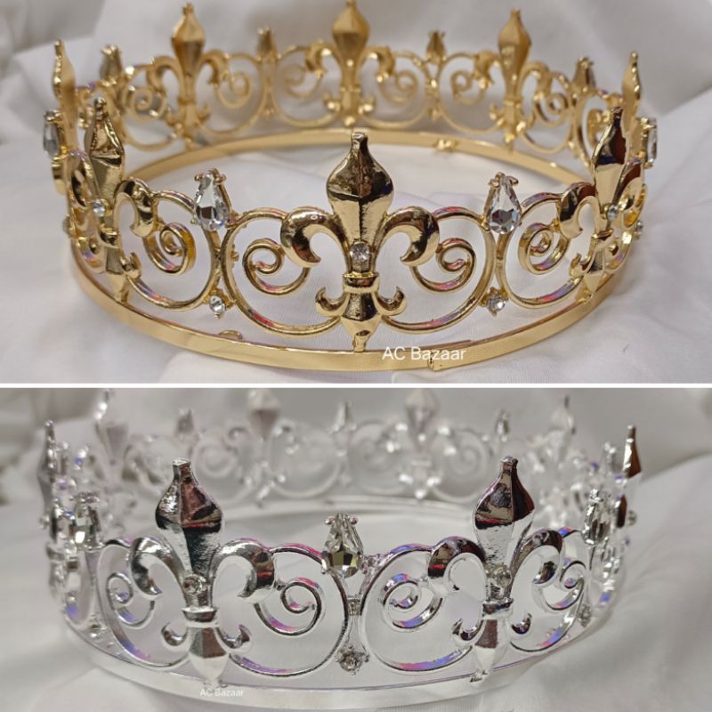 king crown, Royal , elegant crown, round crown with precious stone ...