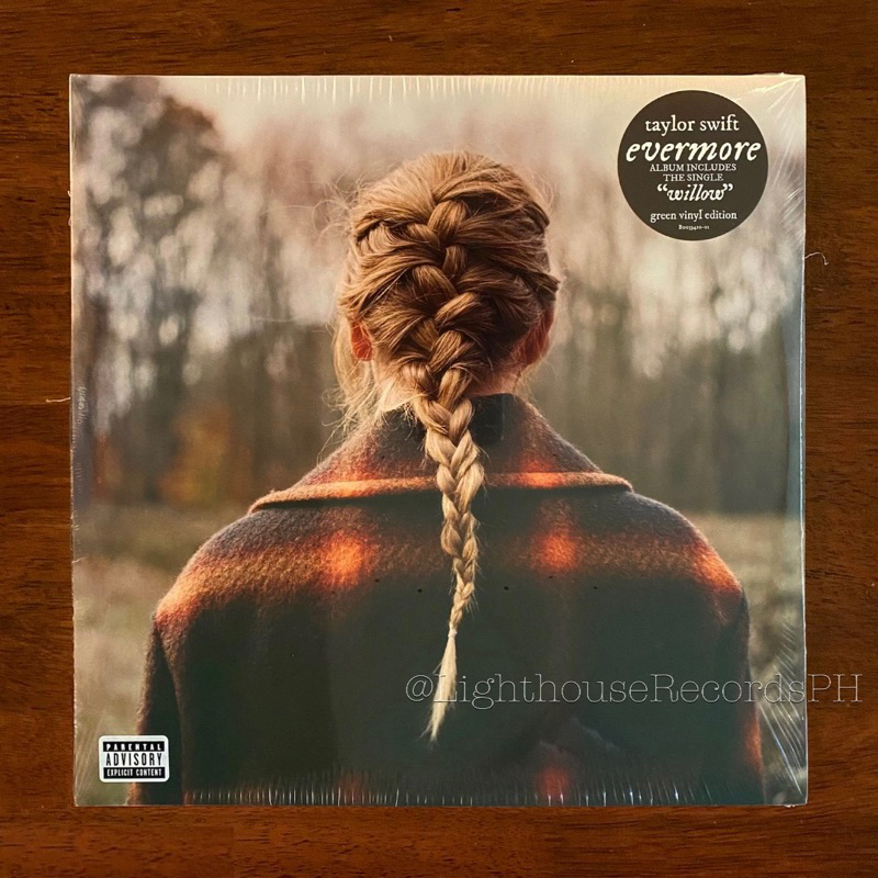 Taylor Swift - evermore Deluxe Green Vinyl Record 2LP (ONHAND) | Shopee Philippines
