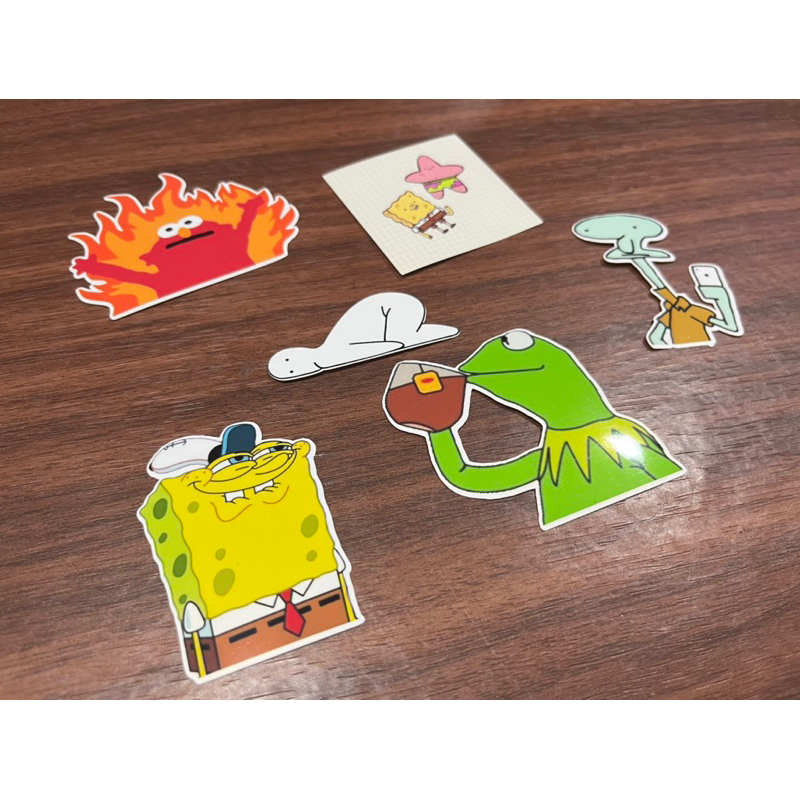 Brand New Waterproof indoor custom Spongebob sesame street funny meme ...