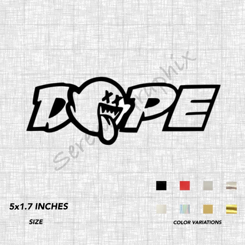 DOPE Sticker - Waterproof Cut Out Sticker | Shopee Philippines